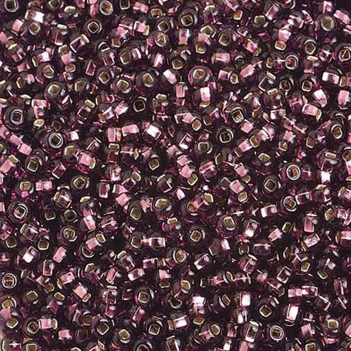 Click here for Zelikovitz 10/0 Silver Lined Purple Czech Glass Se... prices