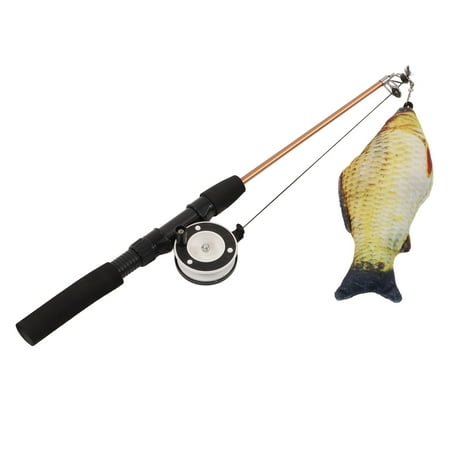Interactive Cat Feather Toys Funny Cat Toys Fishing Rod Toy For Cats ...