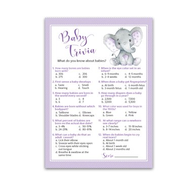 GENDER REVEAL Party Game — Pack of 25 — Emoticons Pictionary Children's Books Baby Shower Games ...