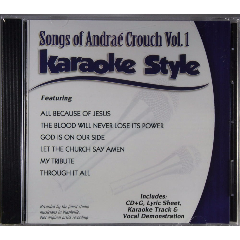 Songs of Andrae Crouch Volume 1 Daywind Christian Karaoke Style NEW CD ...