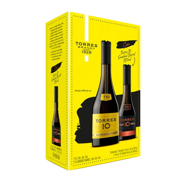 Brandy Torres 10 700 ml + Smoked Barrel 350 ml | Bodega Aurrera en línea