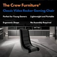The Crew Furniture Classic Video Rocker Gaming Chair, Kids and Teens ...