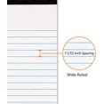 Basics 50 sheet Narrow Ruled Lined Writing Note Pad, 5 inch x 8 inch ...