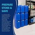 5-Gallon Stackable Water Storage Containers, Emergency Water Storage ...