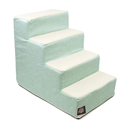 Majestic Pet Portable Pet Stairs | Soft Sherpa Steps Foam Feeling ...
