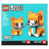 LEGO BrickHeadz Ginger Tabby 40480, Collectible Construction Set, Fun ...