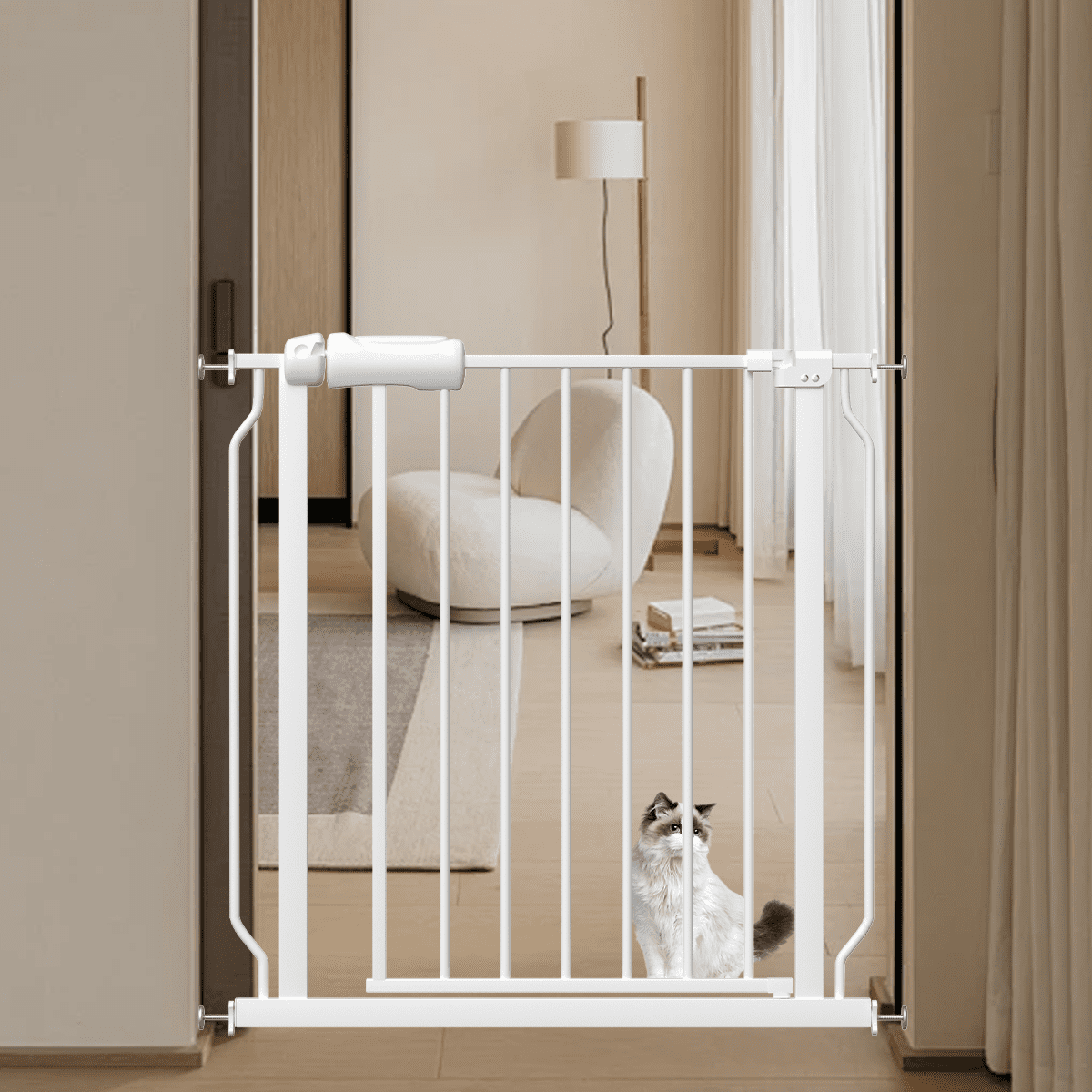Click here for Furdear 24-29 Narrow Pet Gate For Doorway  Pressur... prices