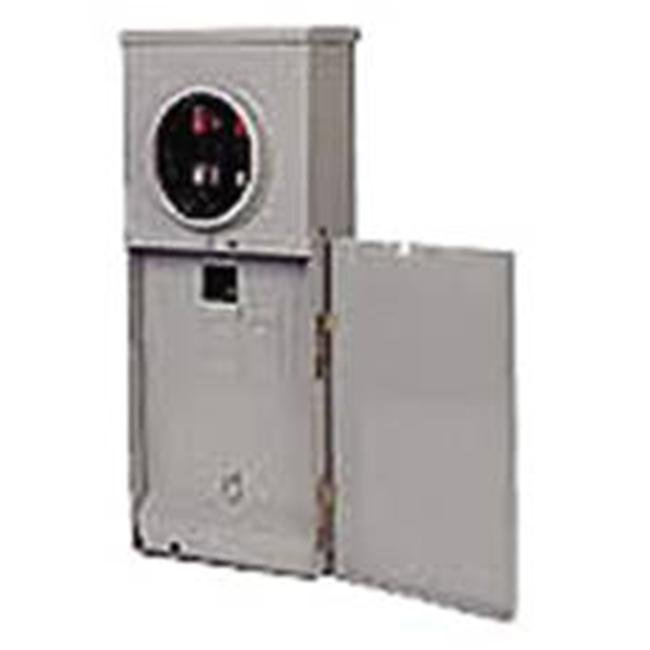 Quality Home Items 660875 200A Outdoor Main Breaker Meter Panel Combo ...