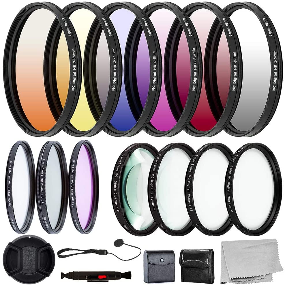 Ultimaxx 49MM Complete Lens Filter Accessory Kit for Lenses with 49MM ...