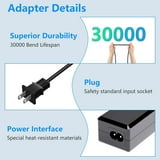 VHBW Logitech G29 G920 G923 Power Supply, 24V 2.7A Adapter, 10FT Cord ...