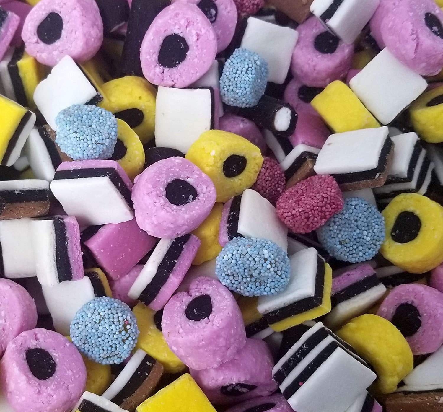 Gustaf's Licorice Allsorts Candy, Assorted Flavors Bulk Pack 2 Pounds ...