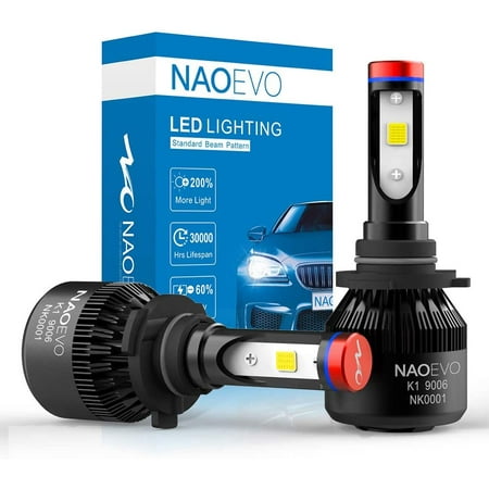 9006/HB4 LED Headlights Bulb, All-in-one Adjustable Beam Conversation ...