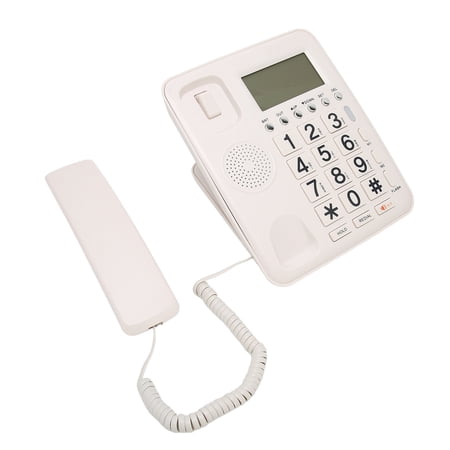 Corded House Phone, Vertical Design Desk Phone Dual Interface For ...