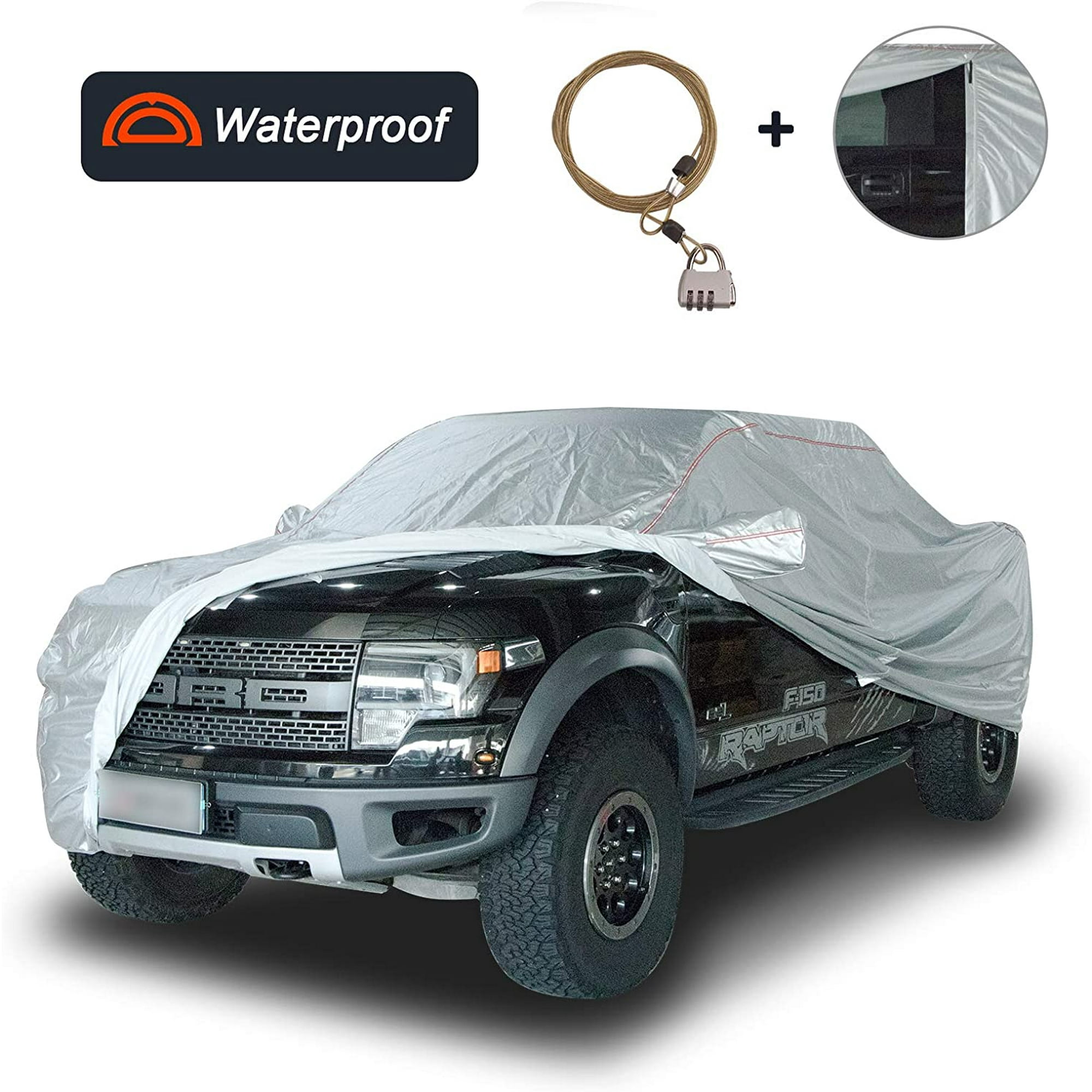 Click here for Geecy Deluxe Car Cover With Buid-In Storage Bag Do... prices