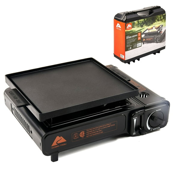 Blackstone Adventure Ready 14” Propane Camping Griddle with Side Burner ...