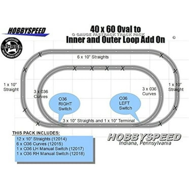 40x60 to A SUPER DELUXE TRACK PACK LAYOUT ADD-ON-PACK - Walmart.com