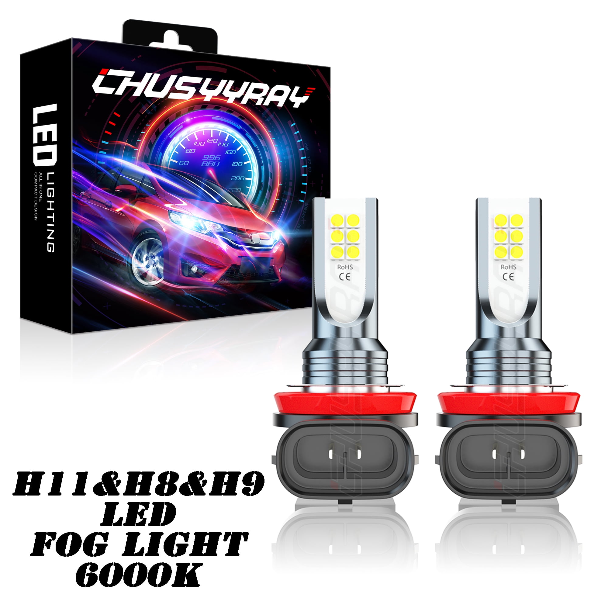 Fit for Infiniti G37 2011 2012 2013 6000K Bright White H8 H11 LED Fog ...