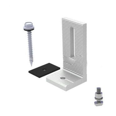 WindyNation Solar Panel Mount Mounting Z Bracket Set - Walmart.com