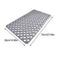 Bath Mat for Tu/b Non Shower Floor Safe Tub Entrance with Suction Cups ...