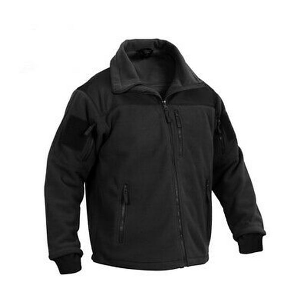 Rothco Spec Ops Fleece Jacket, Black, L - Walmart.com