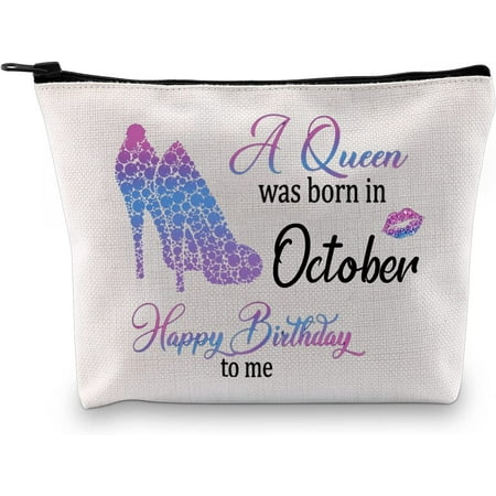 October Birthday Gifts for Women A Queen was Born in October Birthday ...