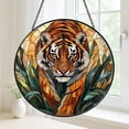 Stained Glass Tiger Face Window Suncatcher – Animal Art2001 - Walmart.com