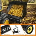 Ladcaser 52" Tow-Behind Lawn Sweeper, 27 Cu. Ft Hopper Bag Capacity ...
