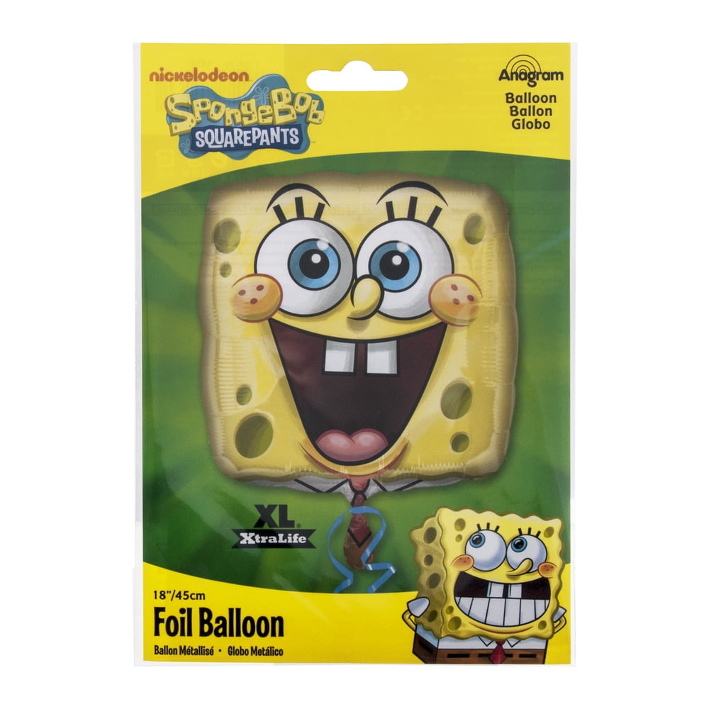Square SpongeBob Balloon (each) - Party Supplies - Walmart.com