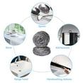 Tripumer 20 PCS Kitchen Dishwashing Metal Mesh Stainless Steel ...