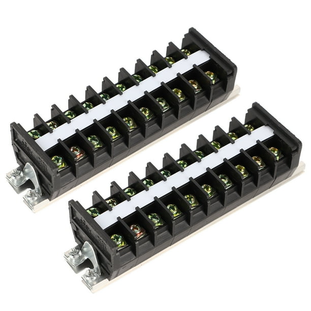 Terminal Wire Barrier Block, Multipurpose Dual Rows Screw Terminal ...