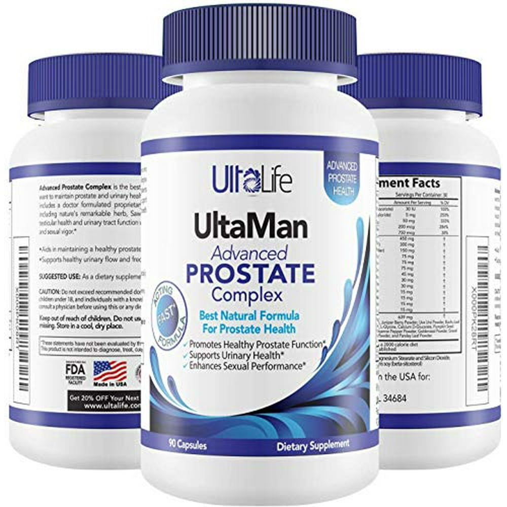 Ultalife Advanced Saw Palmetto Prostate Supplement For Men W Beta