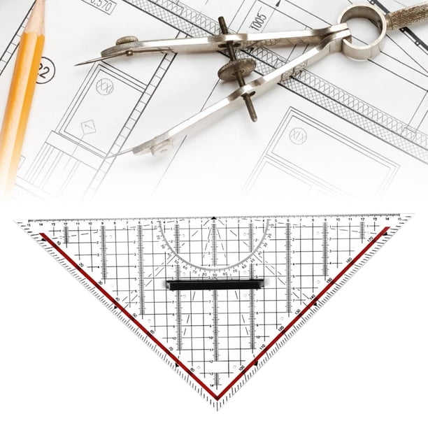 Drawing Triangle Square Ruler, Architectural Scale Ruler 12 Inch ...