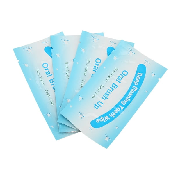 Toallitas para dientes, 50 unidades de toallitas desechables para ...