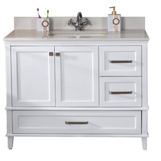 Wyndham Collection Centra 42 inch Single Bathroom Vanity in Gray Oak ...