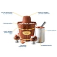 Nostalgia 4-Quart Wood Bucket Ice Cream Maker - Walmart.com