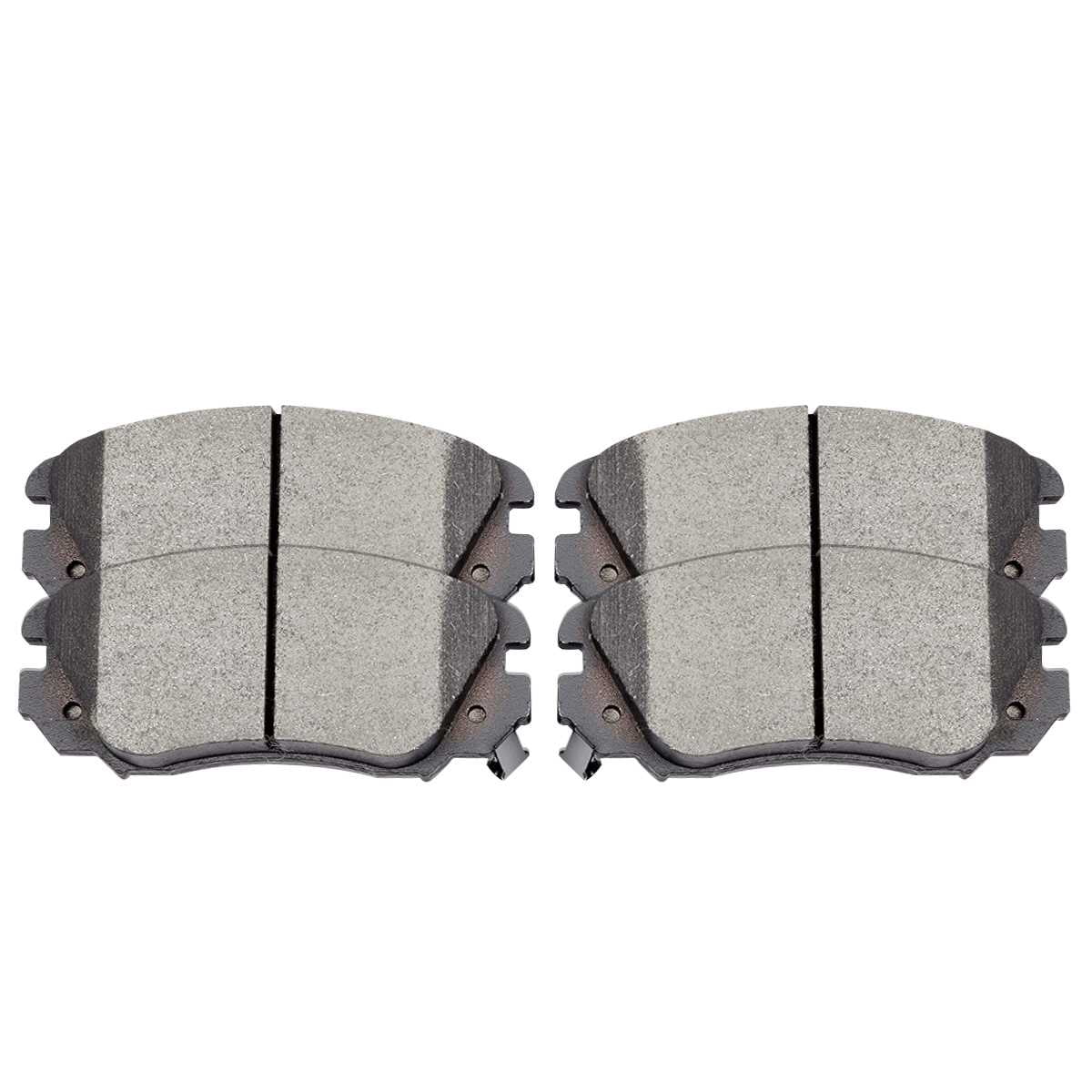 AutoShack Front Performance Ceramic Brake Pad Kit Driver and Passenger ...