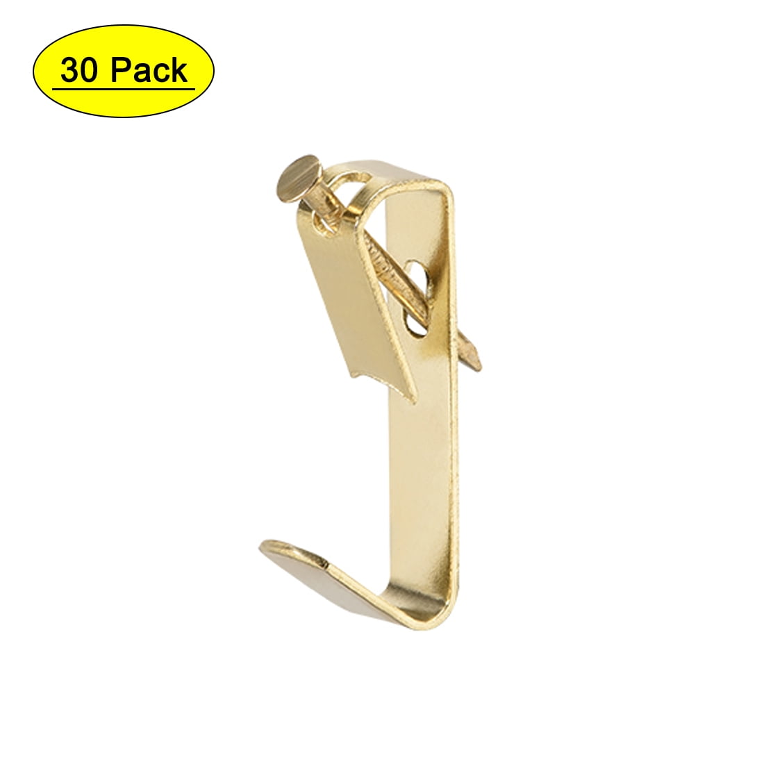 Uxcell 100lbs Photo Frame Hanging Hooks Kit w Nails 30Pack - Walmart.com