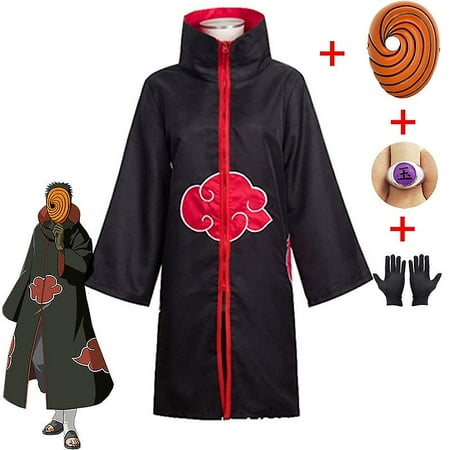 Tobi Cosplay Costume For Boys Obito Mask Carnival Halloween Costume For ...
