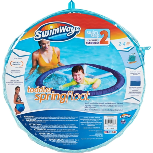 SwimWays Toddler Spring Float for Swimming Pool - Blue - Walmart.com