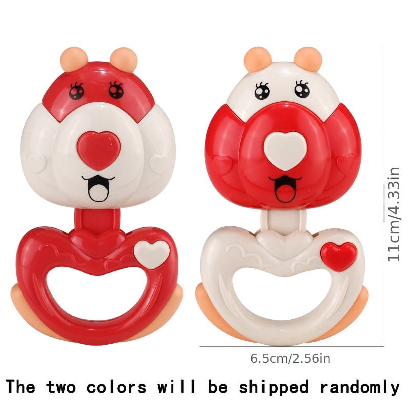 Baby Soft Rubber Rattles, Safe To Chew And Can Be Boiled And Sterilized ...
