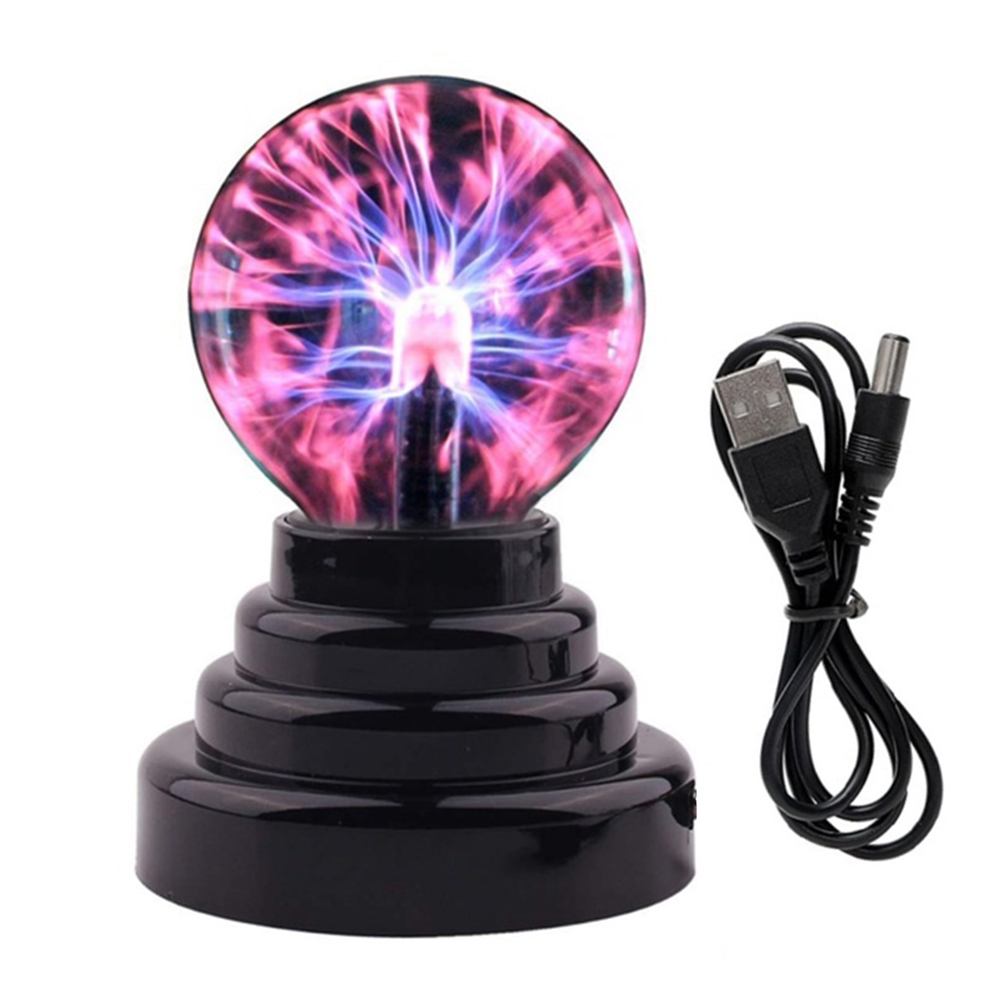 SHCKE Plasma Ball Lamp for Kids Plasma Light Touch Sensitive Plasma ...