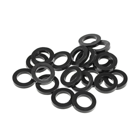 Rubber Flat Washers, 10mm Inner Diameter 16mm OD 2.5mm Thick 20pcs ...