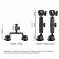 1/4 inch Screw Dual-Leg Suction Cup Mount and 2 x Single-leg Car ...