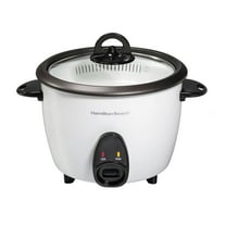 Hamilton Beach 20 Cup Automatic Rice Cooker, Easy Clean, Compact Design ...