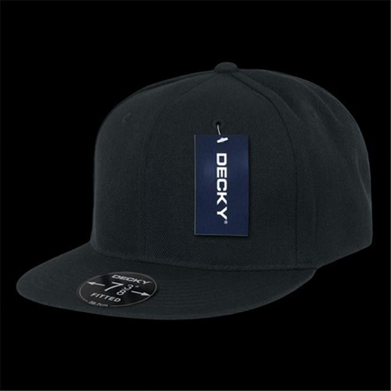 Click here for Decky Rp1-Pl-Blk-27 Retro Fitted Caps Black - 7.5 prices