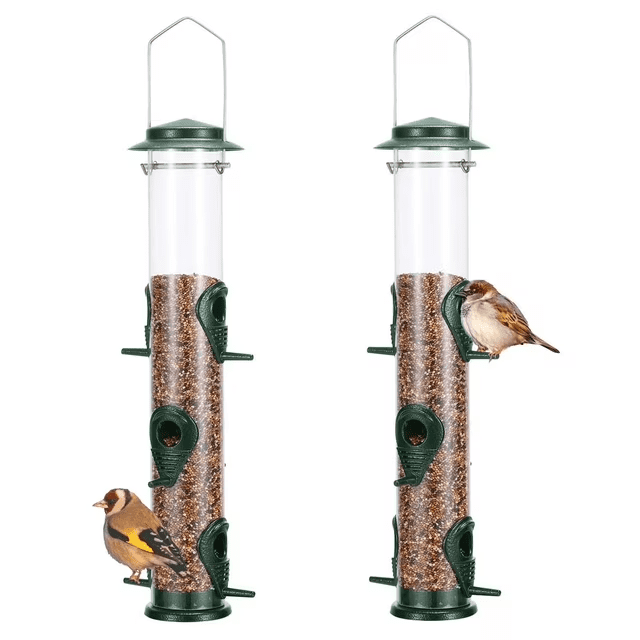 Click here for Urban Deco 2 Pack Metal Bird Feeder Tube Hanging W... prices