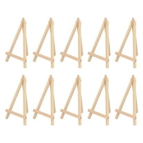 12 Pack - U.S. Art Supply 5" Mini Natural Wood Display Easel, A-Frame ...