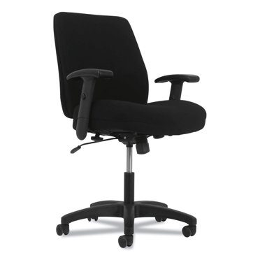 Safco Rêve Series Task Chair, Round Plastic Back, Polyester Seat, Black ...