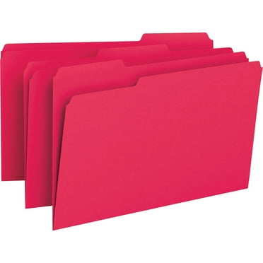 Smead Colored File Folders 1/3 Cut Tabs 100 Per Box Legal (16943 ...