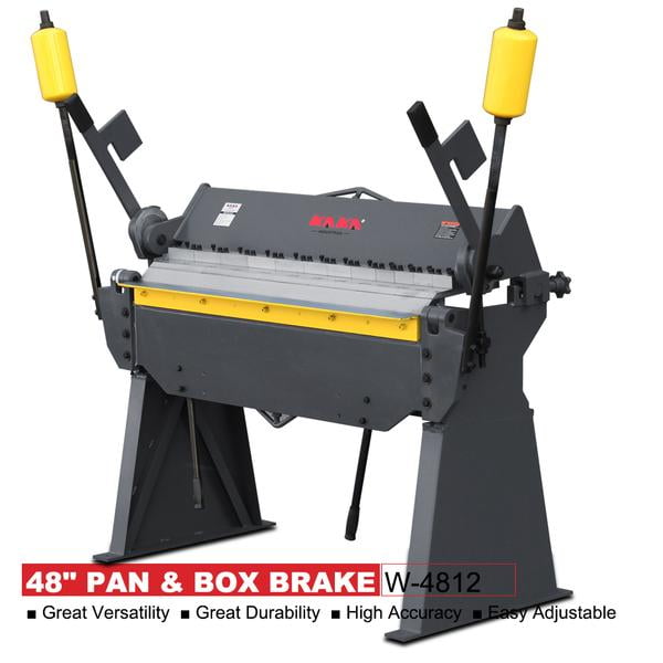KAKA Industrial W-4812 Heavy-Duty Pan and Box Brake, 12-Gauge Mild ...
